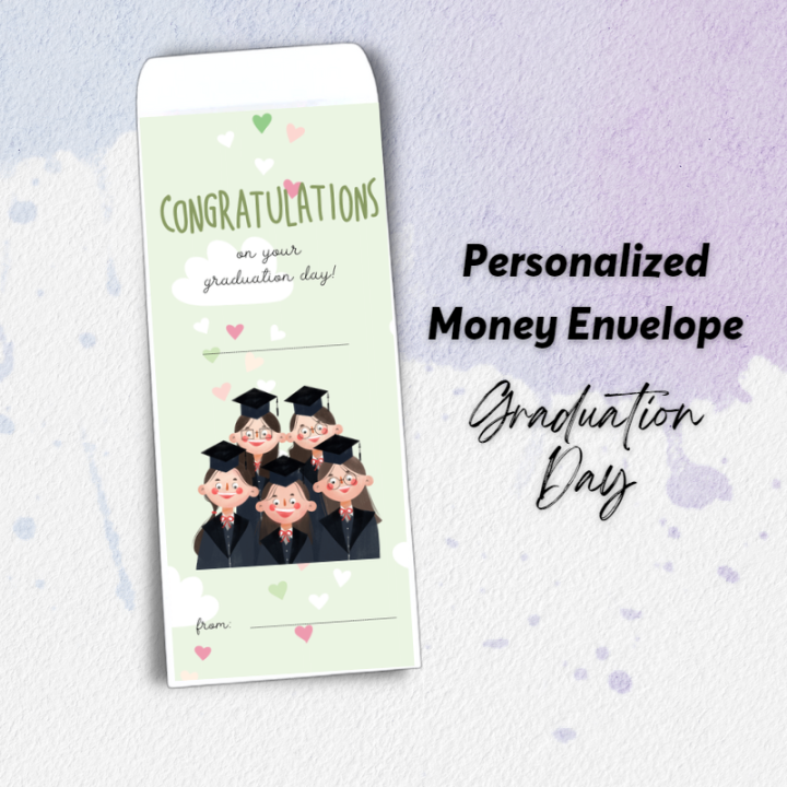 Personalized Money Envelopes for Graduation / Graduation Gift | Lazada PH