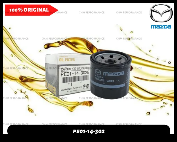 PE01-14-302 OIL FILTER MAZDA CX3 CX5 CX7 CX9 MAZDA 2 MAZDA 3 MAZDA 6 ...
