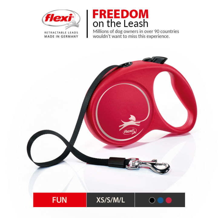 Flexi Fun สายจูงแบบยืดหดได้ซีรีส์ความสนุกสำหรับสัตว์เลี้ยงหมอนนวดขนาด ...