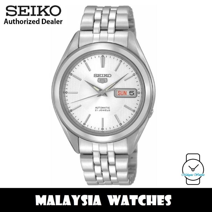Seiko 5 SNKL15K1 Automatic See-thru Back Stainless Steel Bracelet Gents ...