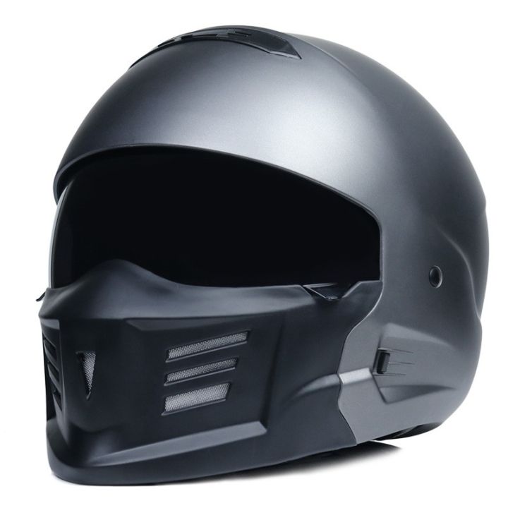 Harley retro motorcycle scorpion helmet ZR-881 Series, Black samurai ...