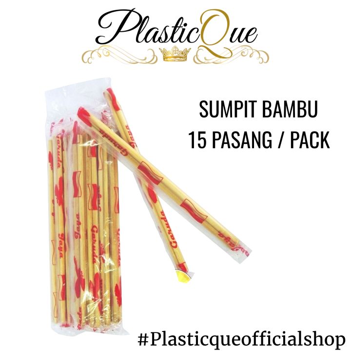 SUMPIT ALAT SET MAKAN STERIL SEKALI PAKAI ISI 15 PASANG PLASTICQUE ...