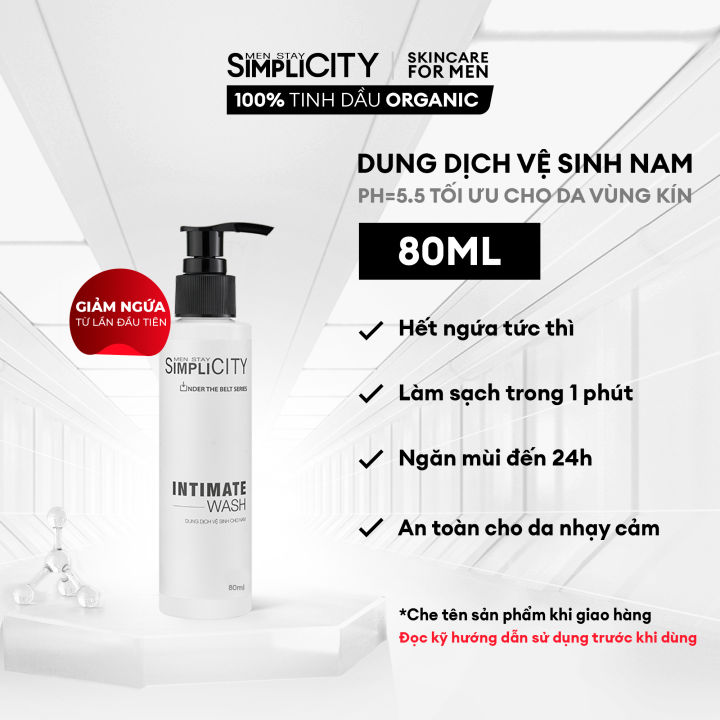 Dung dịch vệ sinh nam giảm ngứa, làm sạch & ngăn mùi hiệu quả Men Stay ...