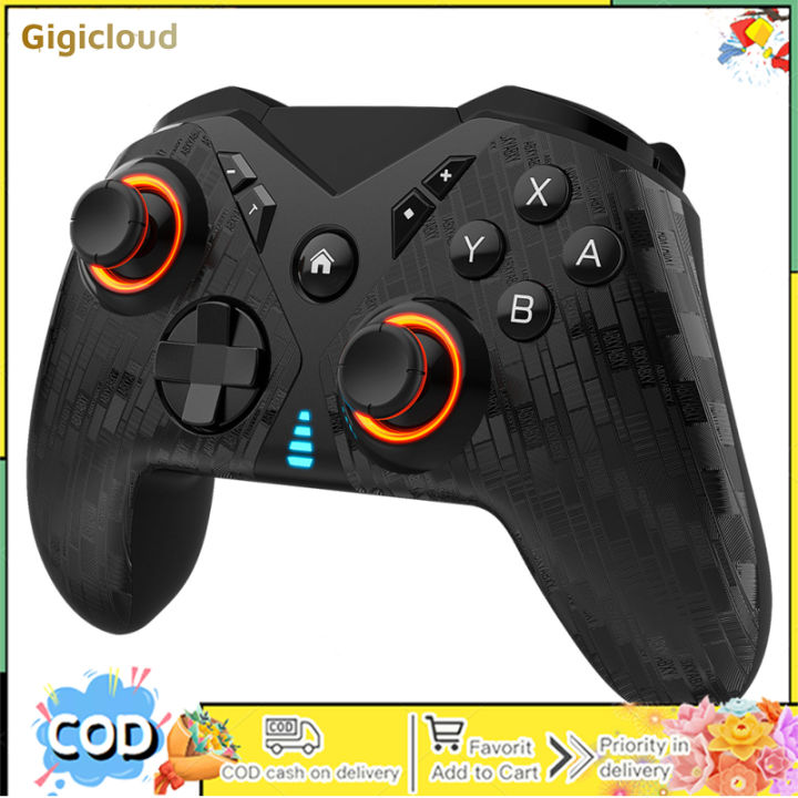 Wireless Controller Game Handle Ergonomic Grip Adjustable Vibration ...