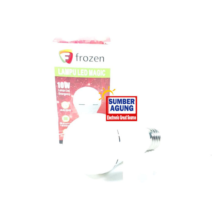 Lampu LED 10W Magic Frozen Nyala saat Listrik Padam 10Watt 10 Watt ...