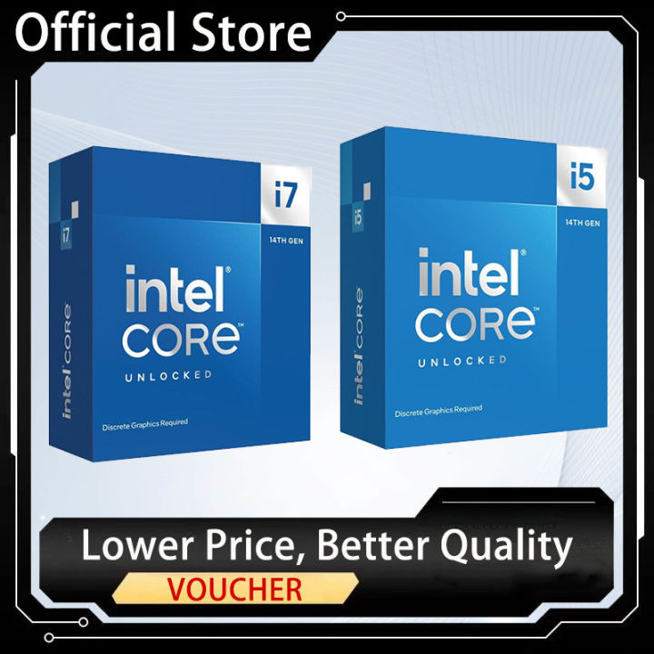 In Core 14th Gen Desktop Processor i5 14600K / i7 14700K / i9 14900 i5-14600KF In Core 14th Gen ...
