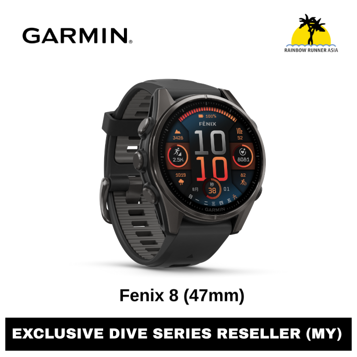 Garmin Fēnix 8 Dive Computer (47mm) | Lazada