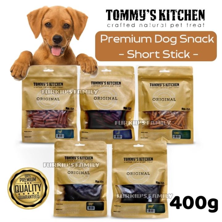 Tommys Kitchen Premium Dog Treats Short Stick 400g (Lamb Fish Duck ...