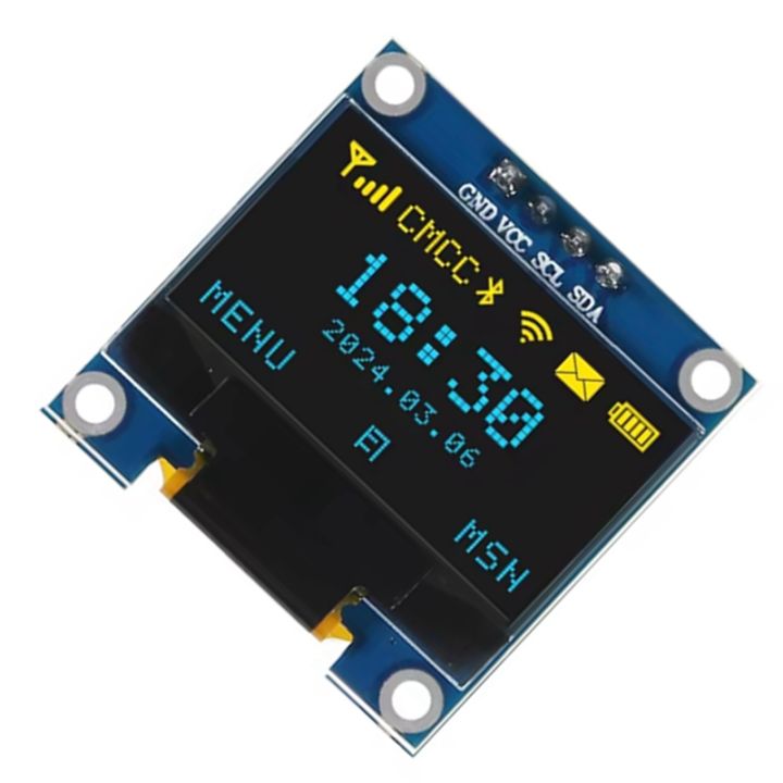 5pcs 0.96 Inch OLED Display Screen Module IIC 128x64 SSD-1306 LCD ...