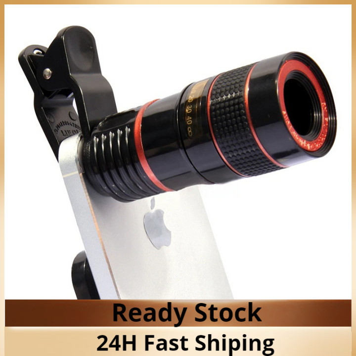 Mini Telephoto Phone Lens 8X Optical Zoom fits for Most Types of Phones ...