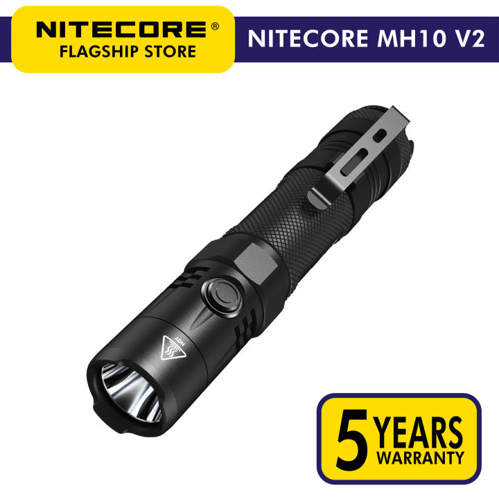 Nitecore MH10 V2 1200 Lumen Rechargeable Flashlight | Lazada PH