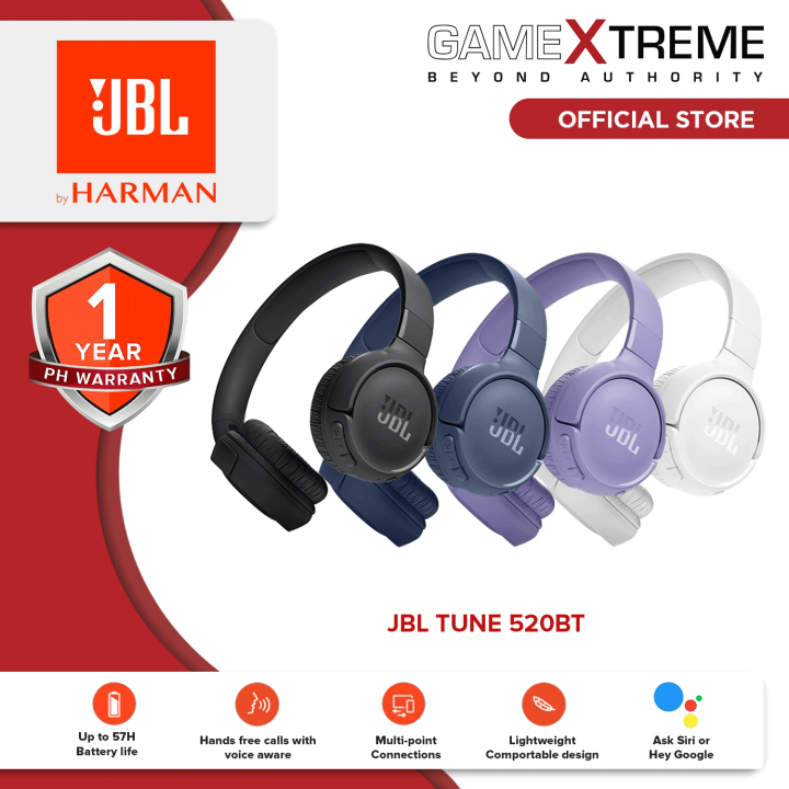 JBL Tune 520BT Wireless On-Ear Headphones | Lazada PH