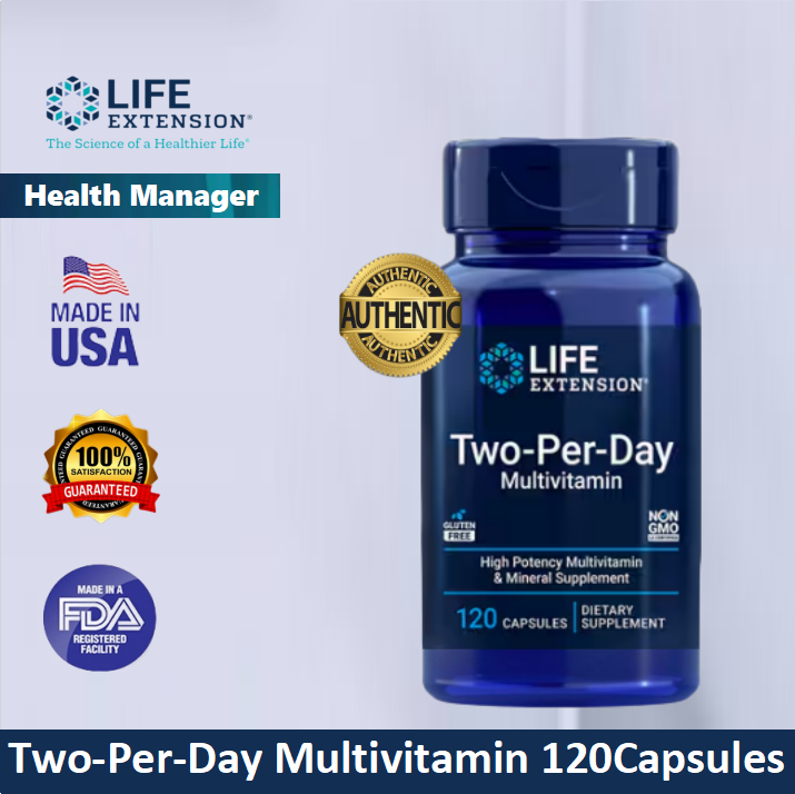 Life Extension Two-Per-Day Multivitamin 120 Capsules | Lazada.co.th