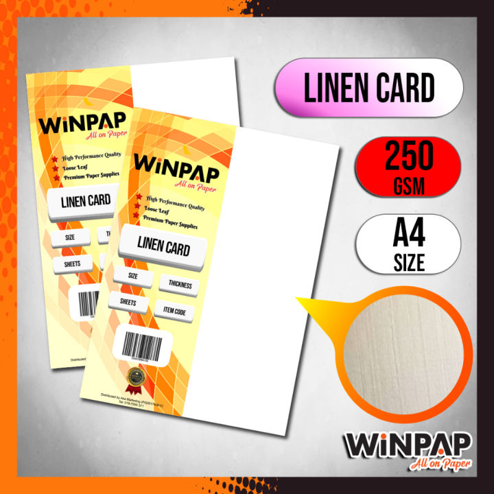 WPP701 Linen Card (A4, 250gsm) Premium Card, Kad Premium, Texture Card ...