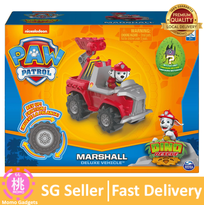 PAW Patrol, Dino Rescue Marshall’s / Chase's / Skye's Deluxe Rev Up ...