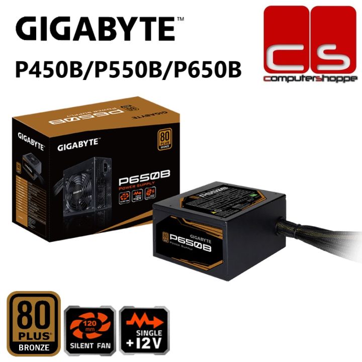 Gigabyte 80+ Bronze Power Supply Series - P450B/P550B/P650B | Lazada
