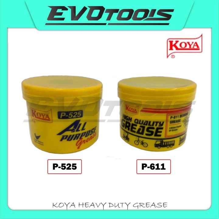 KOYA GREASE P-525 ALL PURPOSE/ P-611 BEARING GREASE/ HEAVY DUTY GREASE 500G | Lazada