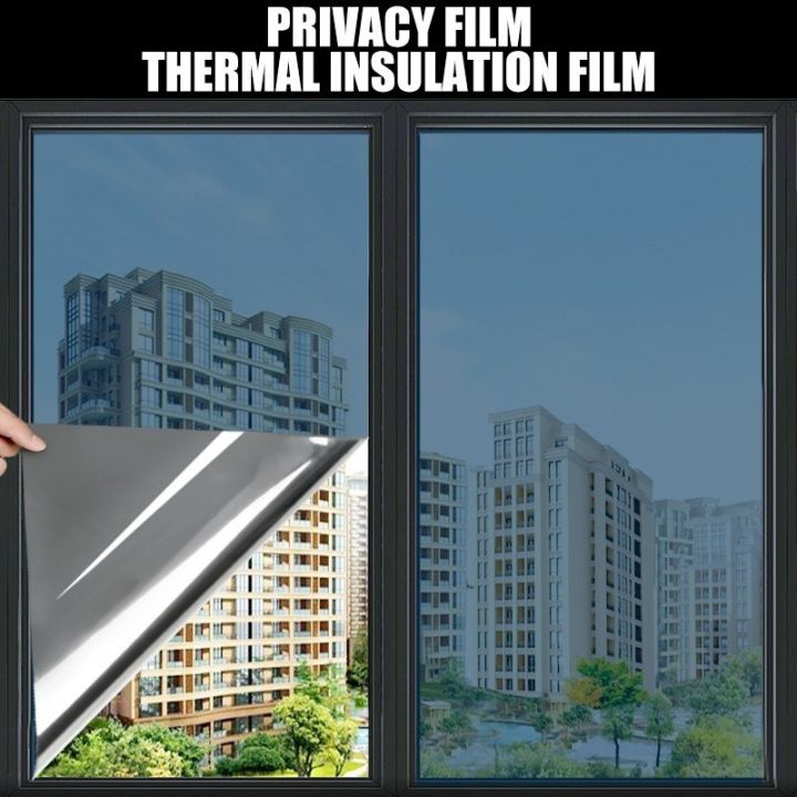 HMHL-Window Film Anti UV One Way Mirror Privacy Film Insulation Sticker ...