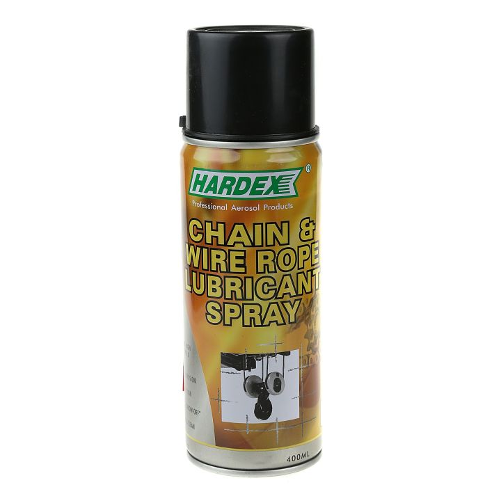 HARDEX CHAIN & WIRE ROPE LUBRICANT SPRAY 400ML | Lazada PH