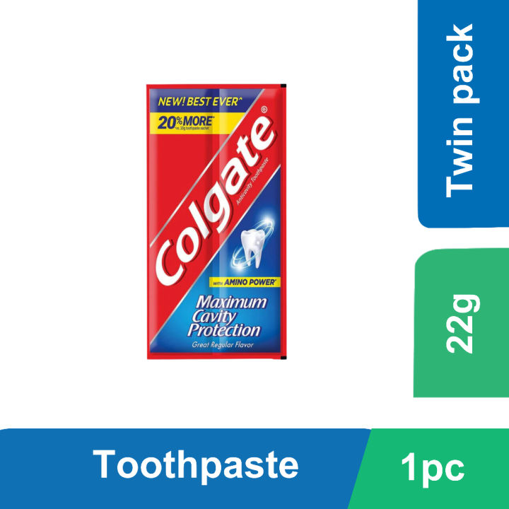 Colgate Maximum Cavity Protection Regular 22g Twin Pack | Lazada PH