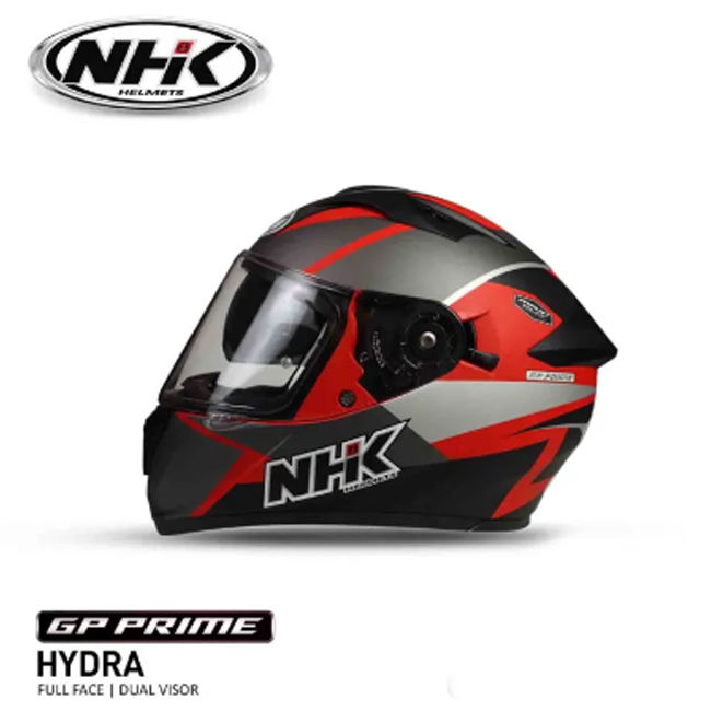 Helmet Full Face NHK GP Prime Hydra Dual Visor with Free Visor 2990155 ...