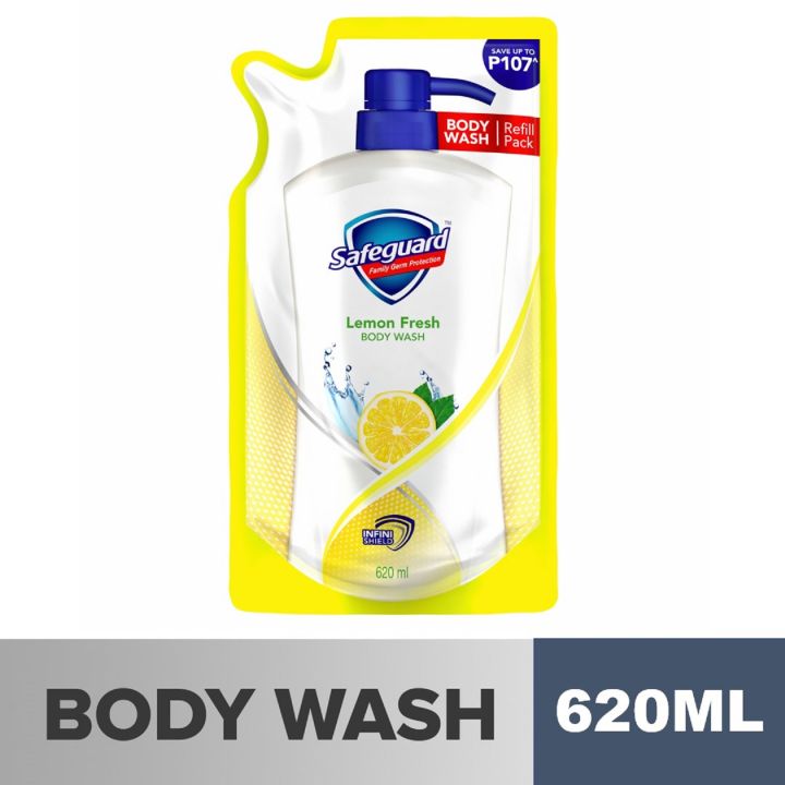 Safeguard Body Wash Lemon Fresh Refill 620ml Lazada Ph