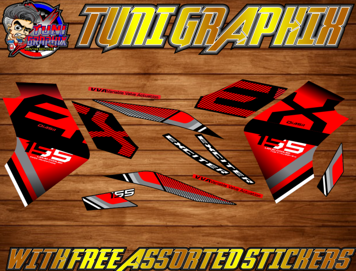 SNIPER 155 New Stock Decals [ MALAYSIAN CONCEPT EXCITER 155 ] | Lazada PH