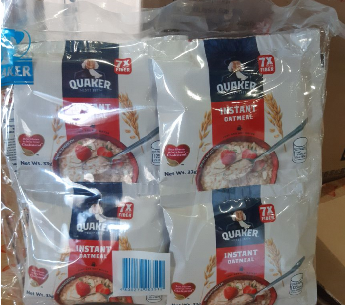 Quaker Instant Oatmeal Sachet 33g - Pack of 20 | Lazada PH