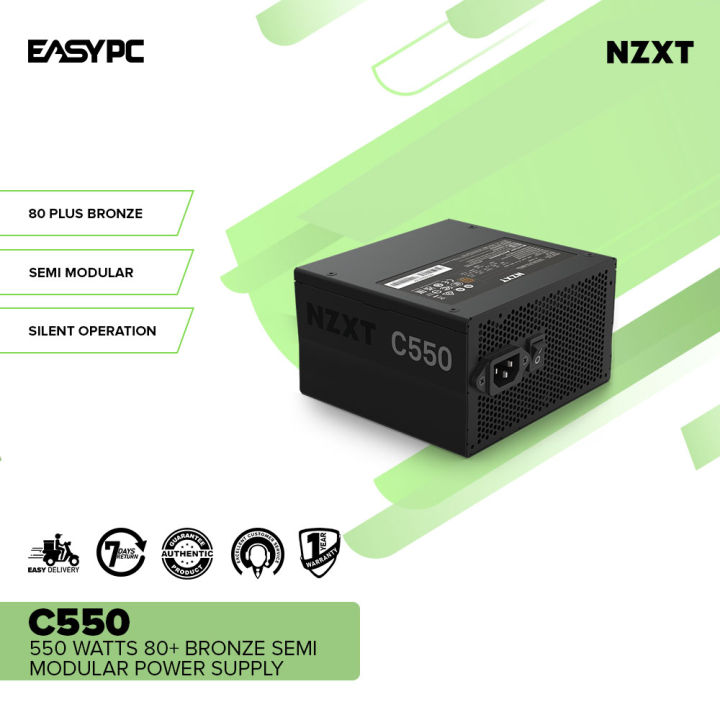 EasyPC | NZXT C750 550 Watts / 650 Watts / 750 Watts 80+ Bronze Semi ...