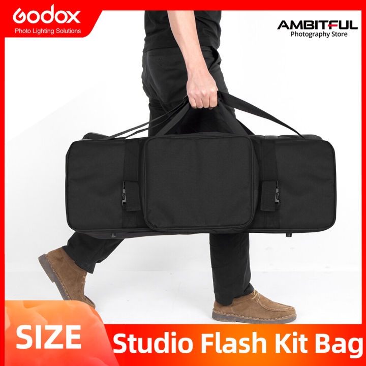 AMBITFUL Portable Carry Bag Studio Flash Light & Tripod Light Stand ...