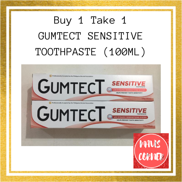 BUY 1 GET 1: GUMTECT SENSITIVE TOOTHPASTE (100ML): ANTI CAVITY|DYNAMIC ...
