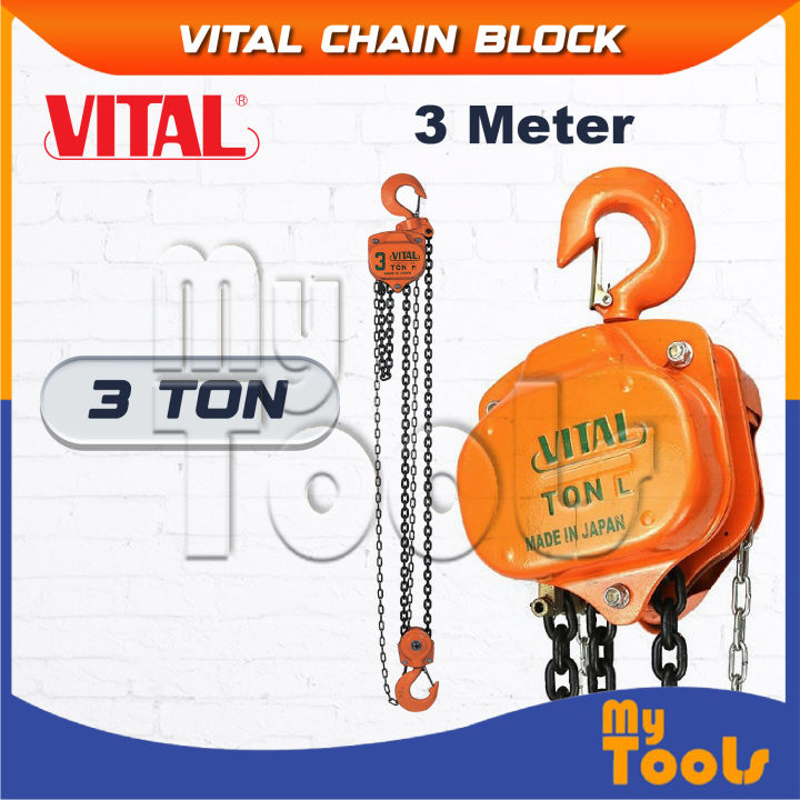 VITAL Chain Block 3Ton x 3Meter (Made In Japan) | Lazada