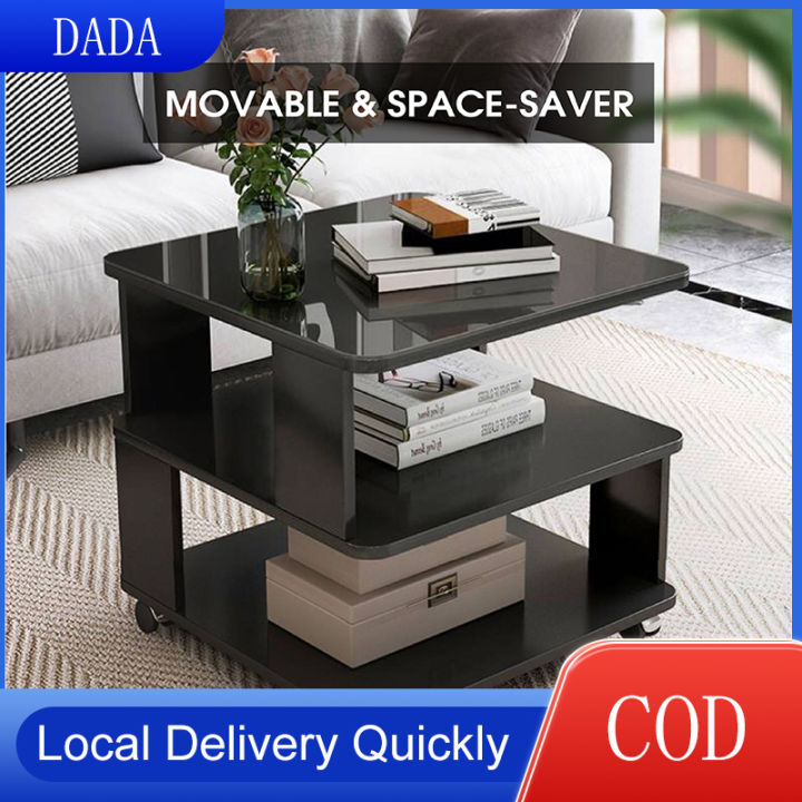 【Local Delivery Quickly】Living room mobile small table Mobile coffee ...
