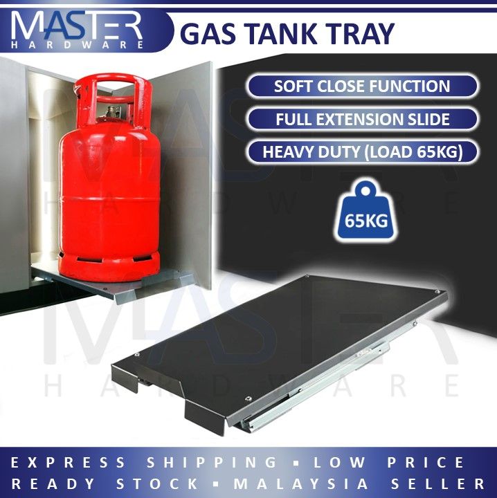 HEAVY DUTY Soft Close Gas Tank Holder Kitchen Cabinet Gas Cylinder ...