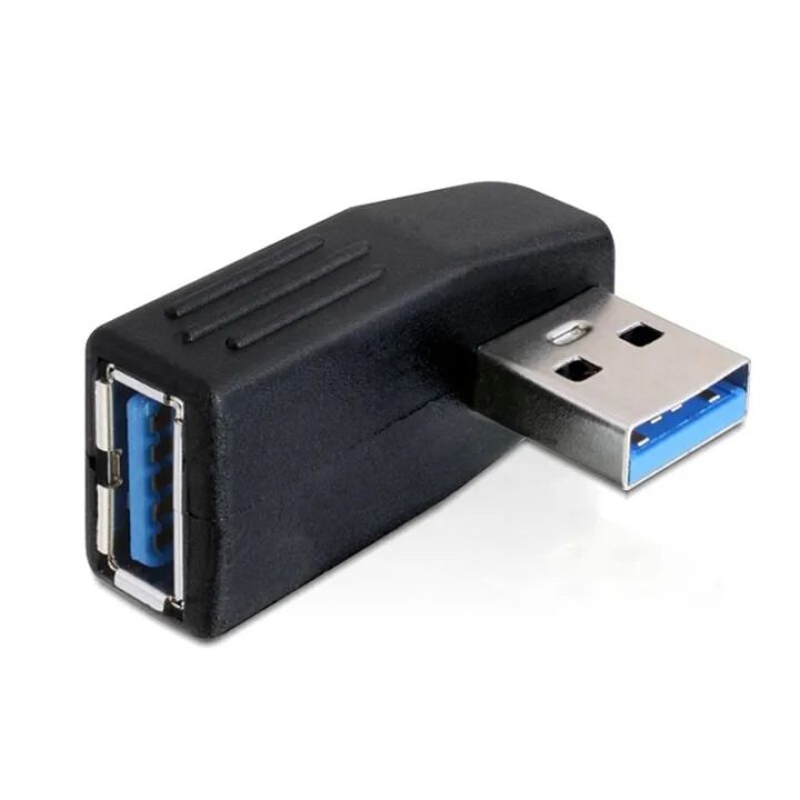 90 Degree Right Angle Direction USB 3.0 Type A Male To Female Converter ...