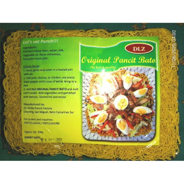 ORIGINAL PANCIT BATO FROM BICOL (1/2 Kilo) | Lazada PH