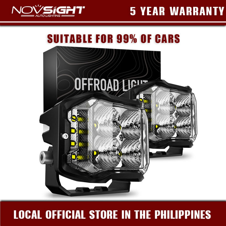 Novsight WL7 92W 10800LM Laser Gun White For Motorcycle Jeepney Cars ...