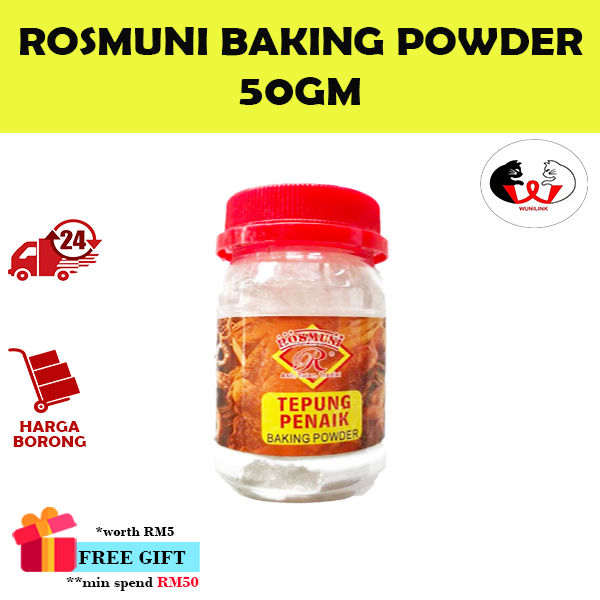 Rosmuni Baking Powder / Tepung Penaik Rosmuni / Self Raising Flour ...