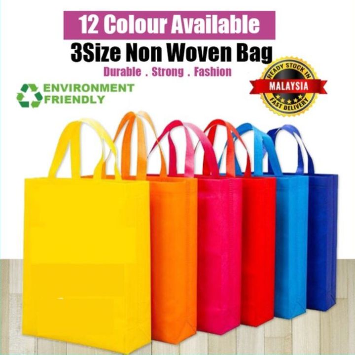 3 SIZES A4 Non Woven Bag / Small and Large Size / Recycle Bag ...