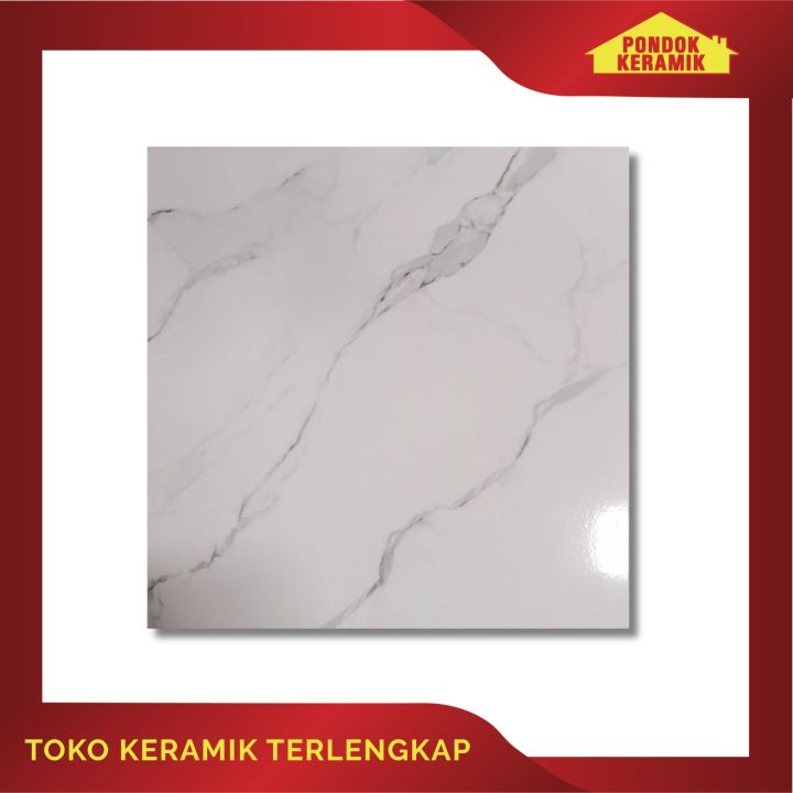 Keramik Lantai Avignon Motif Marble Carrara 50x50 Georgia Grey - I ...