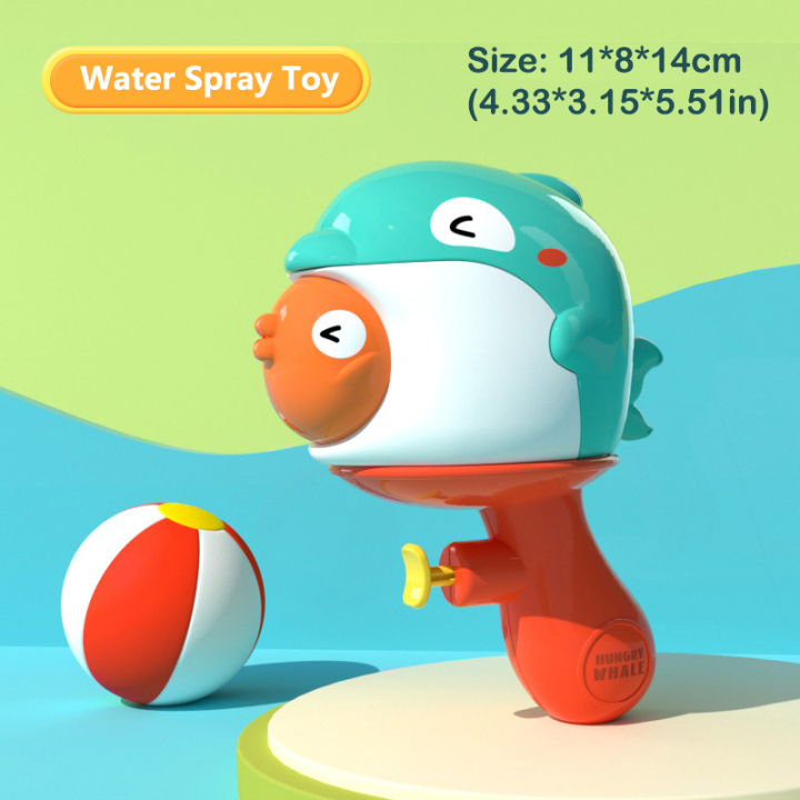 kunzhan Cartoon Animal Water Spray Toy Outdoor Beach Blow-water Toy ...