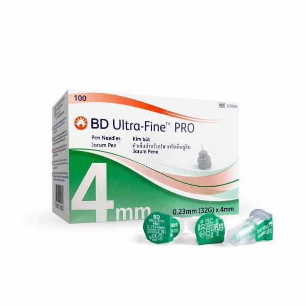 BD Ultra-Fine™ PRO 4mm Pen Needles 32G Ultra Fine Pro Insulin Needle ...