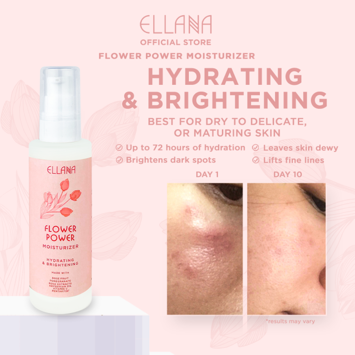 ELLANA Flower Power Moisturizer, Hydrates And Brightens - Ellana ...