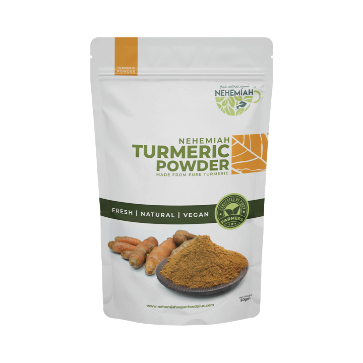 Turmeric Powder 50grams - Organic 100% Pure Natural Non-GMO Nehemiah ...