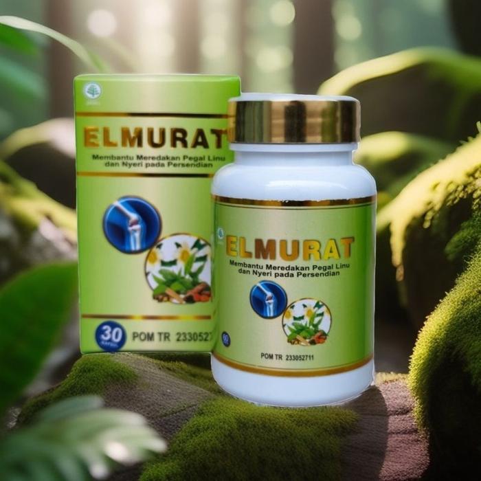ELMURAT Original Obat Nyeri Sendi Pegal Linu Asam Urat Saraf Kejepit ...