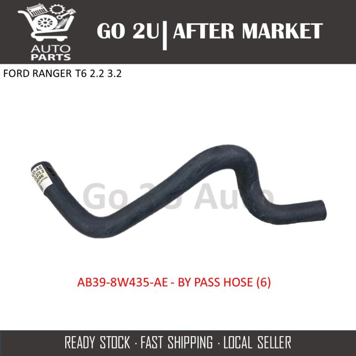 BY PASS HOSE (6) (S) RUBBER - AB39-8W435-AE FORD RANGER T6 2.2CC 3.2CC ...