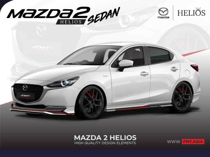 สเกิร์ตชิ้นข้าง ซ้าย-ขวา MAZDA 2 SEDAN HELIOS 2020 | Lazada.co.th