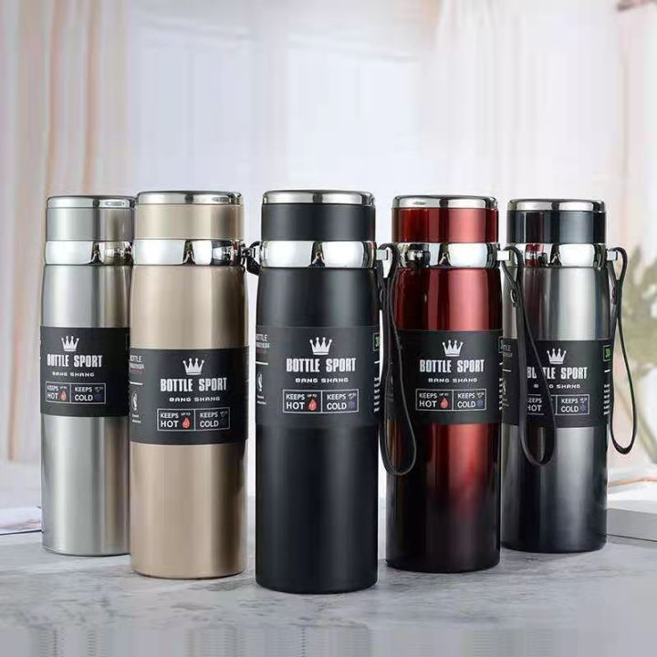 1000ml SUS 316 Stainless Steel Vacuum Flask Thermos Bottle 316 Water ...