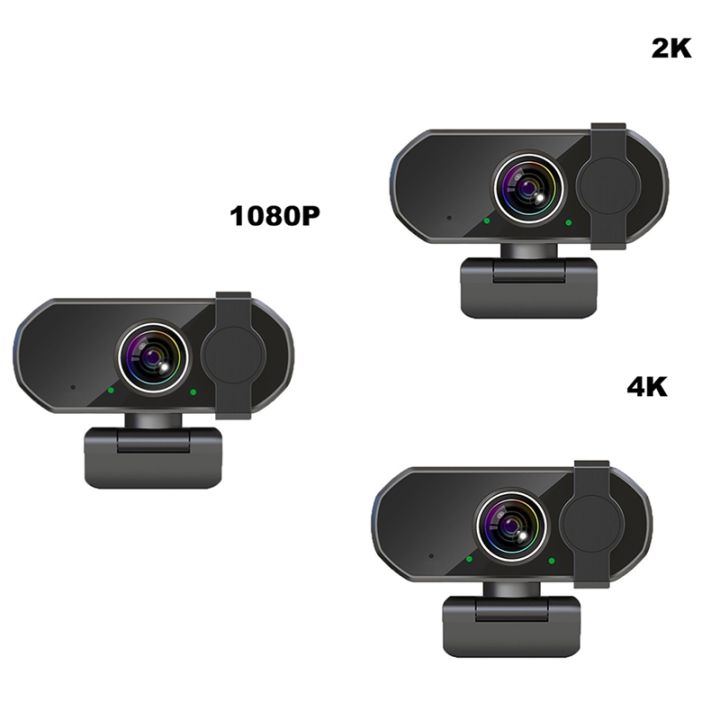 Live Broadcast Flexible 2K 4K Full HD 1080P Webcam PC Laptop Auto Focus ...