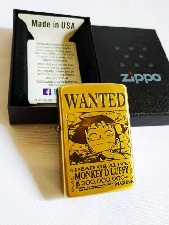 Zip poo's Lighter One Piece Wanted Luffy | Lazada